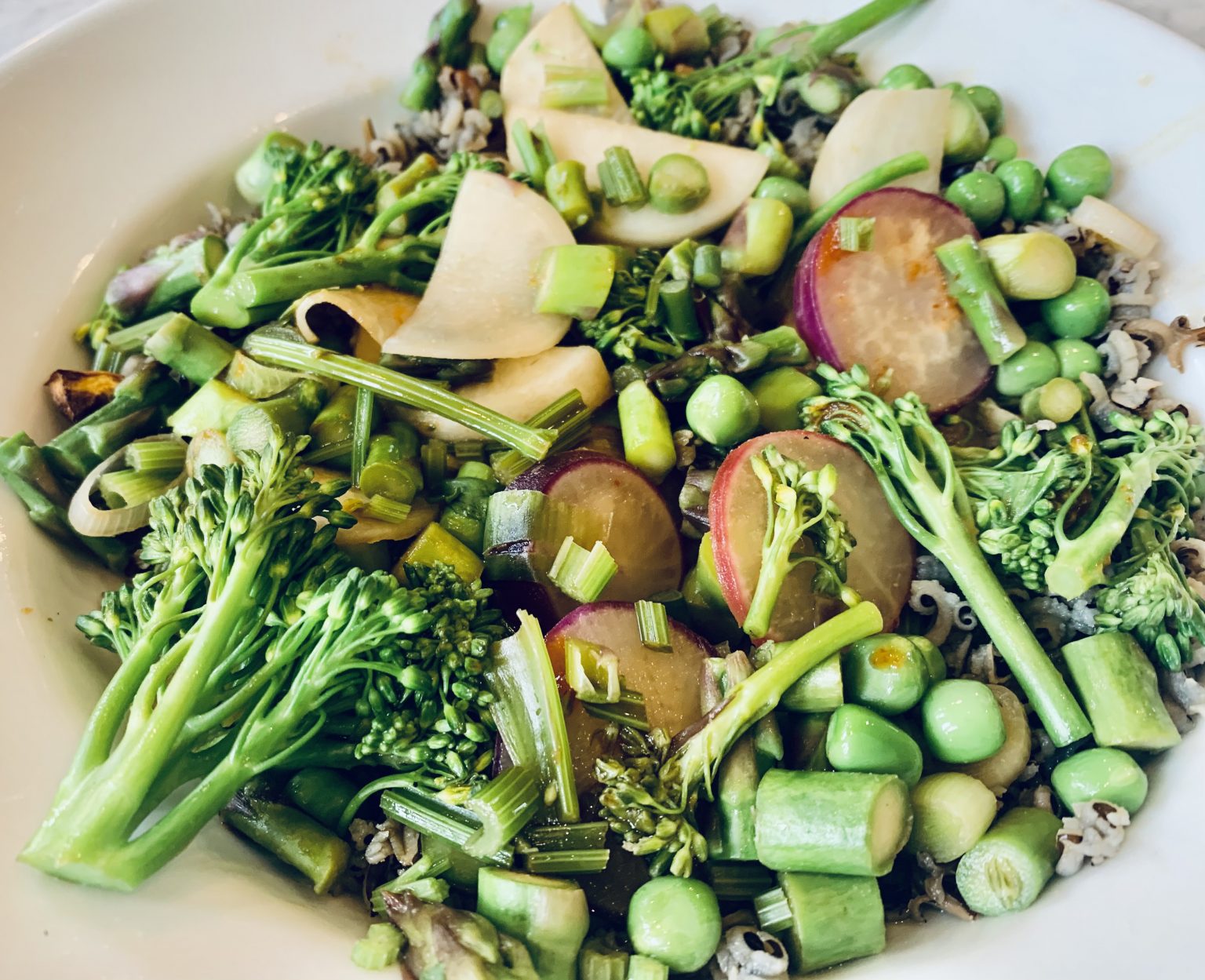 Spring Vegetable Stir-fry with Wasabi Sauce - UltraTruffle