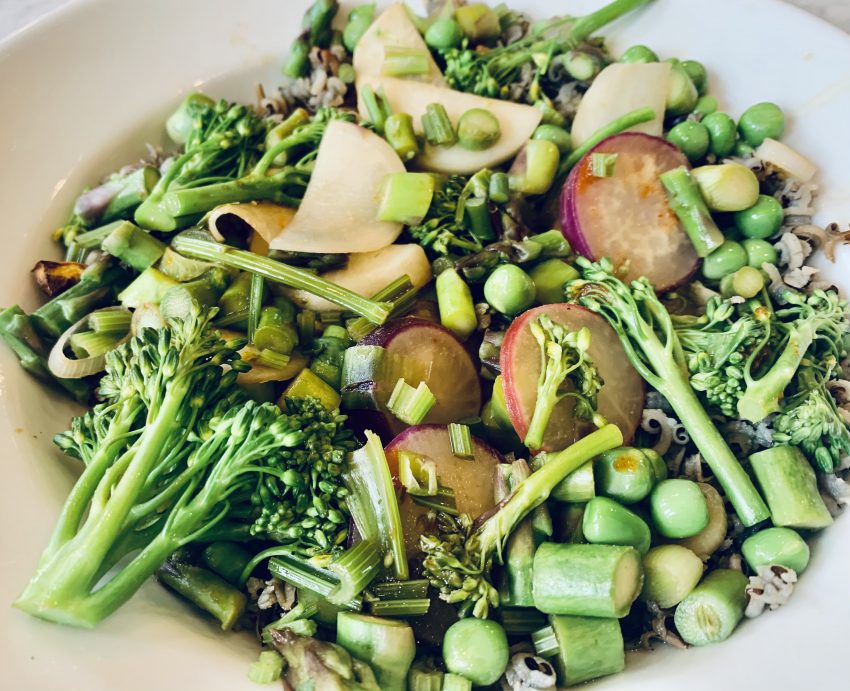 Spring Vegetable Stir-fry with Wasabi Sauce - UltraTruffle