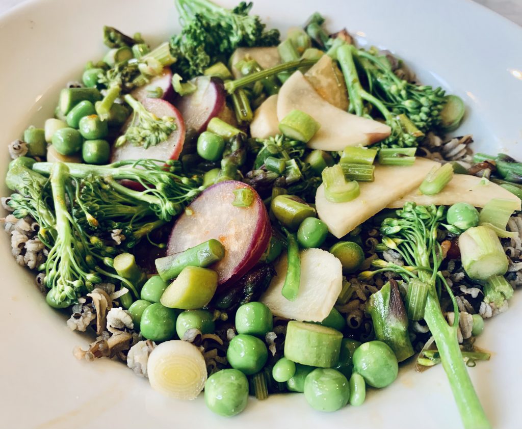 Spring Vegetable Stir-fry with Wasabi Sauce - UltraTruffle