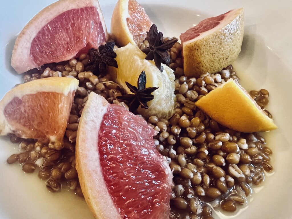 Citrus Breakfast Bowl with Orange Spiced Oat Milk - UltraTruffle